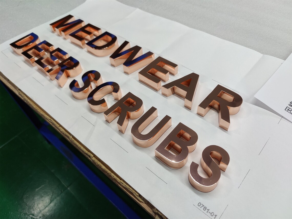 Custom Metal Logo Signageimpact Signs CUSTOM Wall SIGN | Etsy