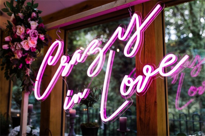 Neon Drunk in Love Sign Home Room Wall Decor Drunk in Love | Etsy