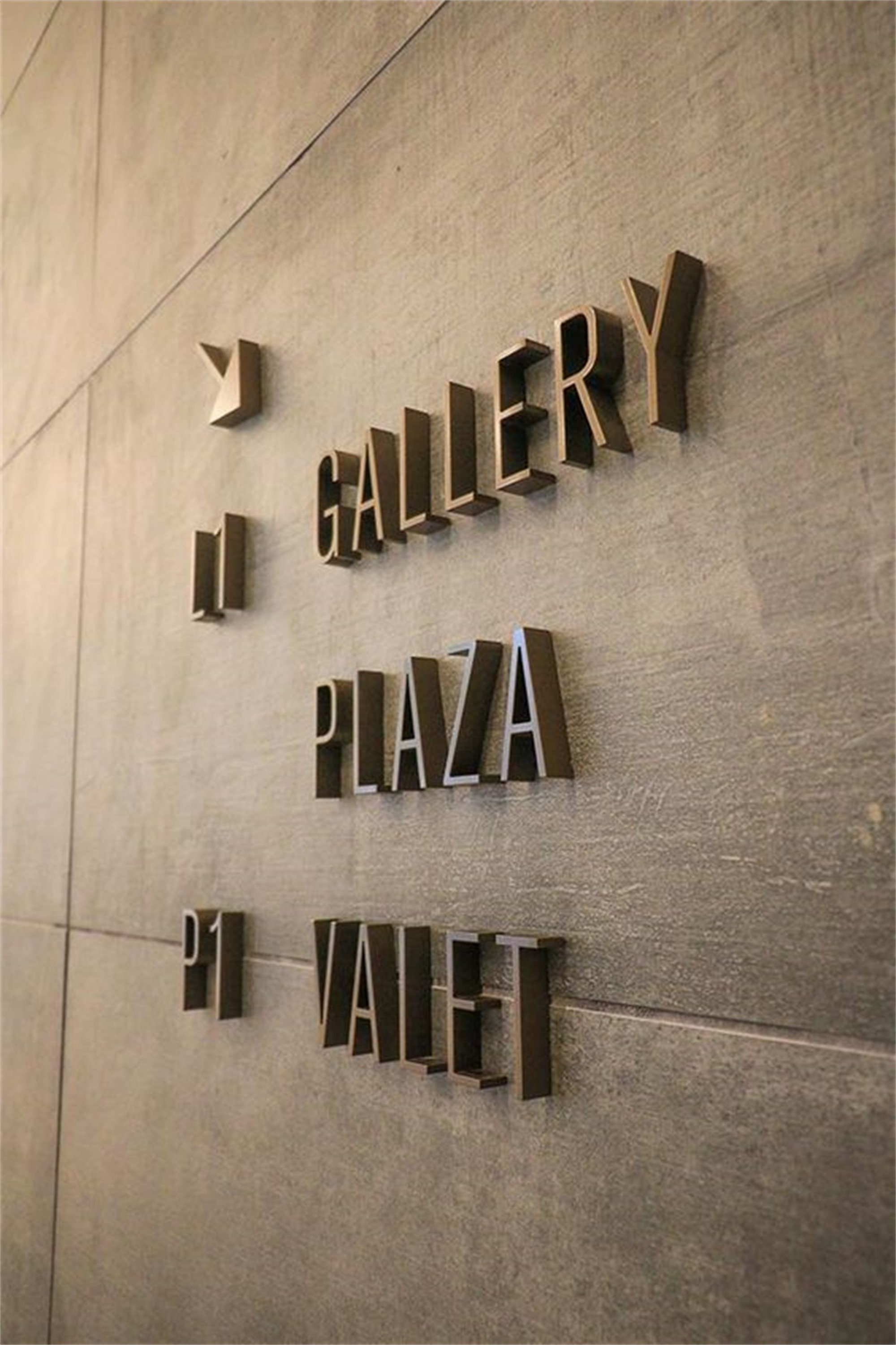 3D Wall Design Signage, Stainless Steel Laser Cut Letters Metal Logo ...