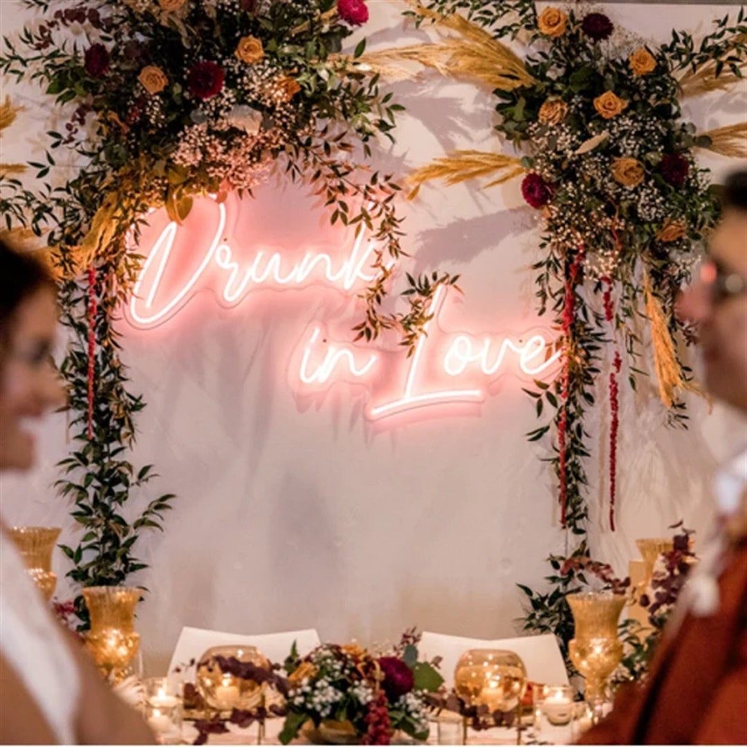 Crazy in Love Wedding Sign, Custom Neon Sign, Neon Sign for Wedding ...