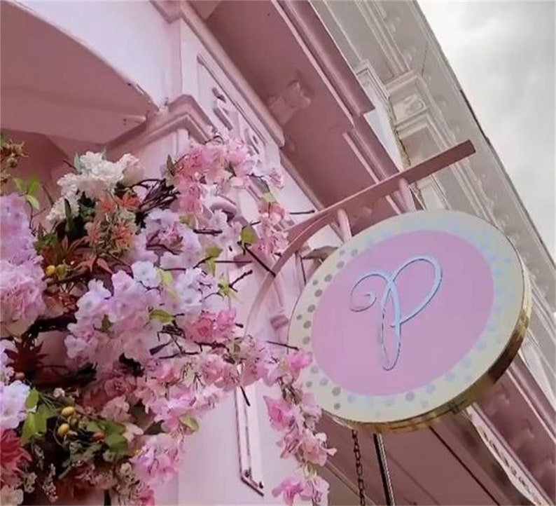 Custom Circle Backlit Logo Sign for Business Decor Logo - Etsy