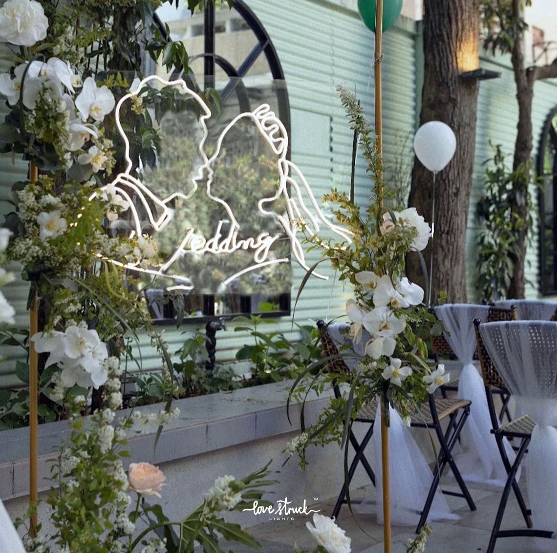 Neon sign for wedding arch decor Custom neon light for | Etsy