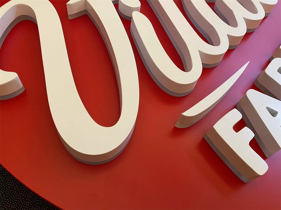 Custom Backlit Round Logo Sign Circular Light Box | Etsy