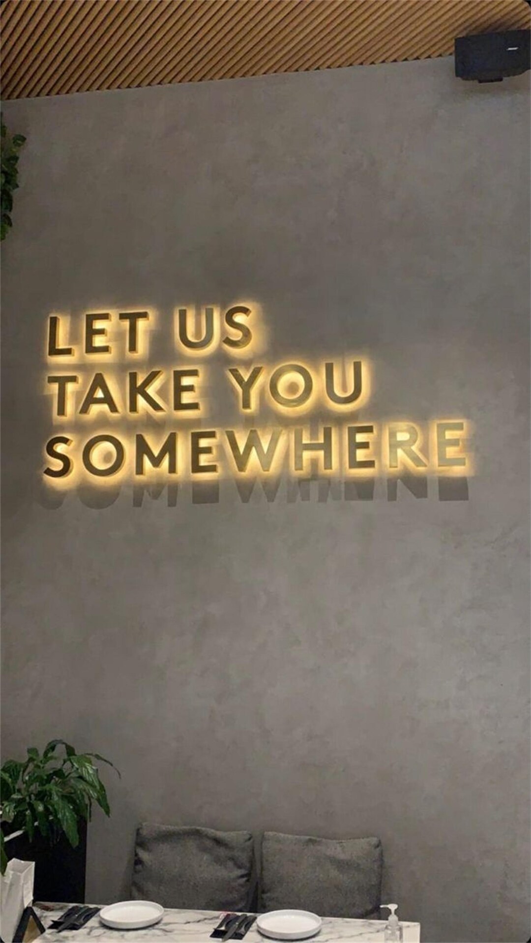 Let Us Take You Somewhere LED Sign - Custom Neon Sign, Personalized ...