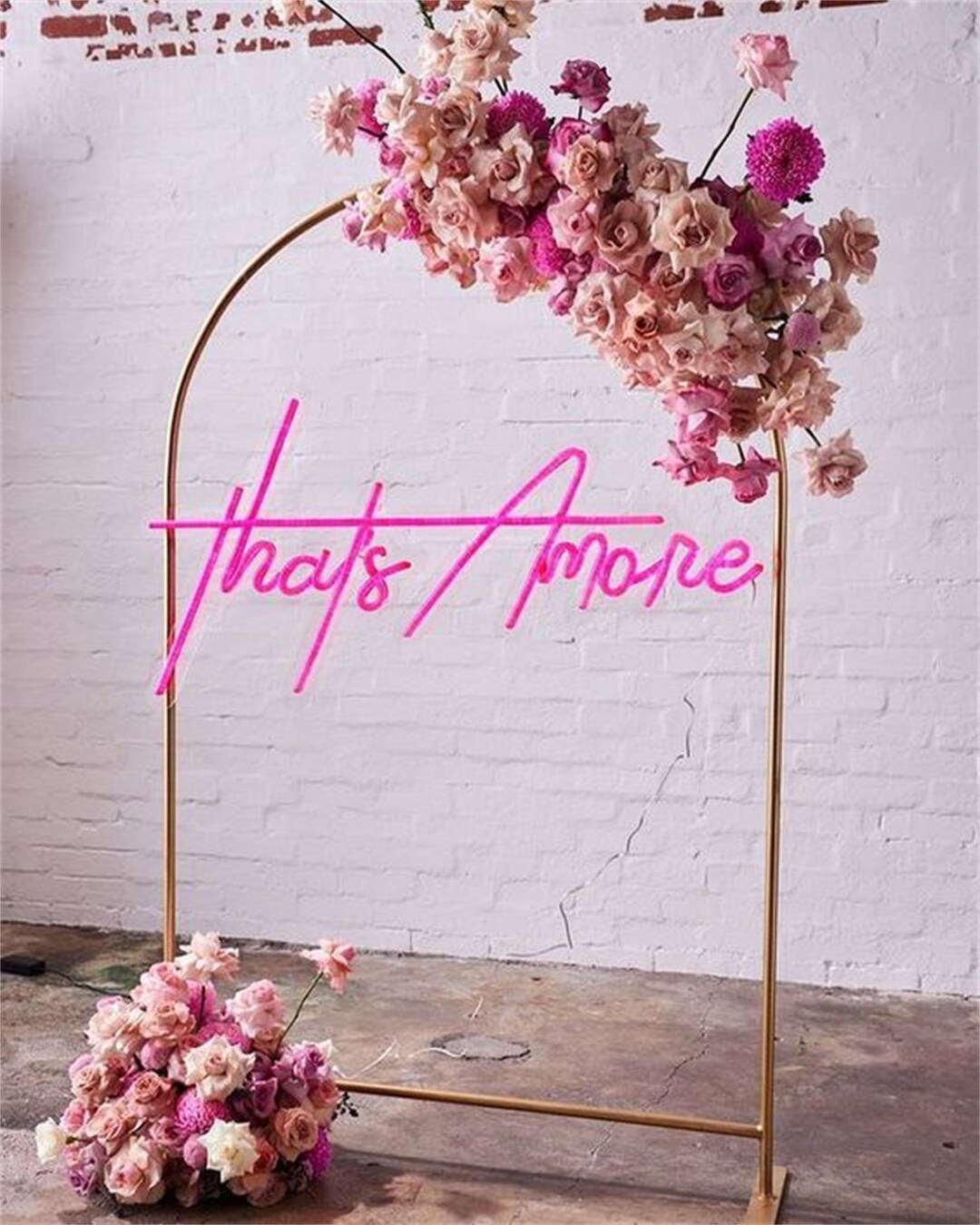 That's Amore Sign,custom Neon Sign for Party | Neon Wall Light | Wall ...