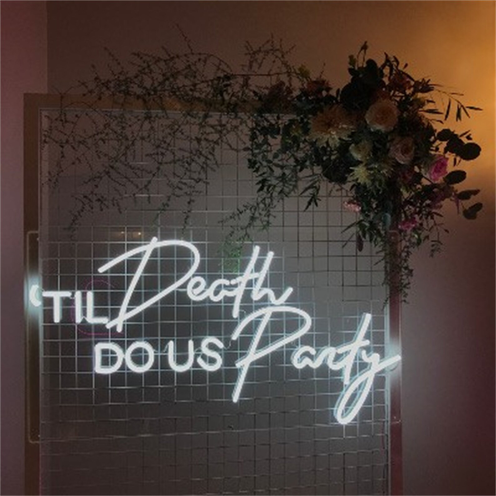 Custom Neon Wedding Sign: Personalized LED Wall Decor - Etsy