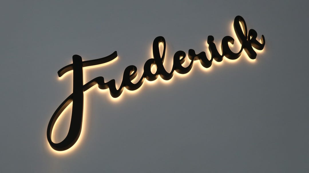 Metal Letter Backlit - Business Signage - Backlit 3D Logo - Custom ...