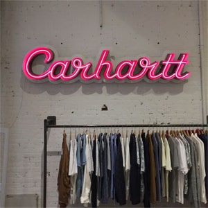 Faux Neon Sign,face Lit Acrylic Channel Letters Colors PVD Stainless ...