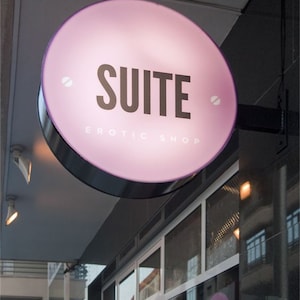 Double Sided Lighted Sign, Lightbox and Embossing, Outdoor Signage ...