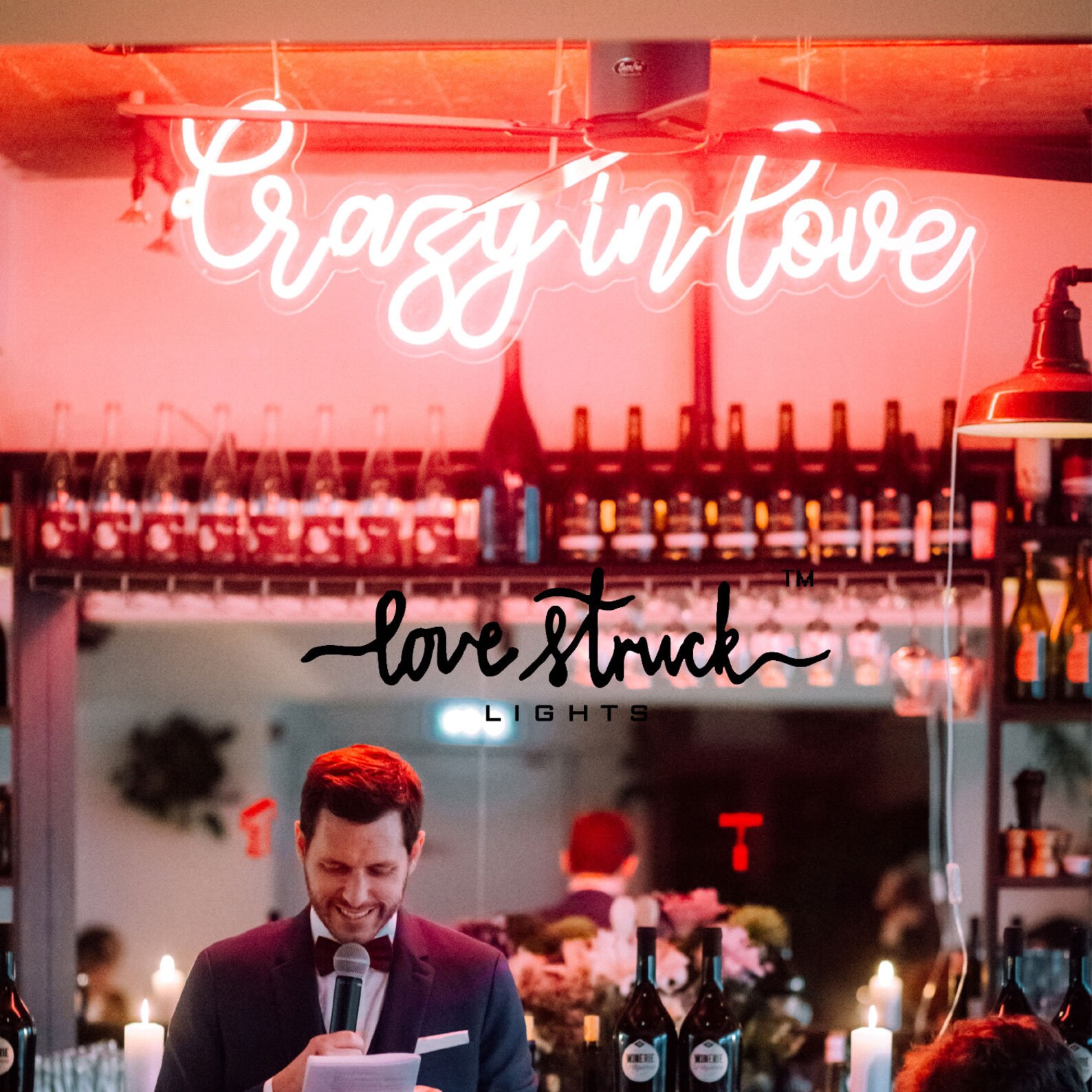 Neon letter lights for wedding backdrop Name lights for | Etsy