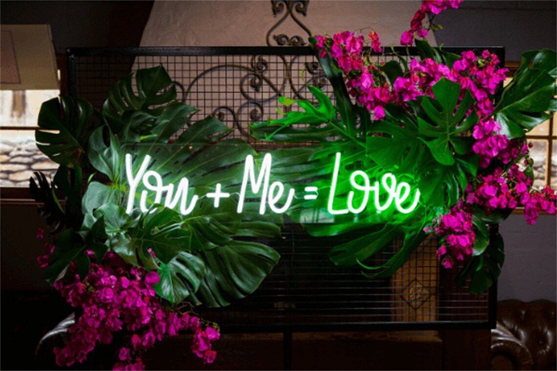 Custom Neon Wedding Sign Personalized Neon Sign for Wedding - Etsy