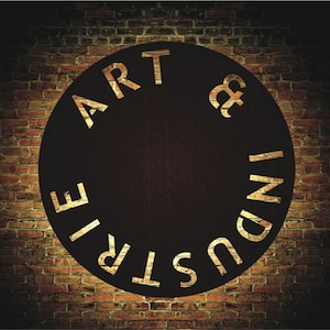 Circle Lighted Sign, 3D Lettering Signage, 3D Letters Shop Signs, 3D ...