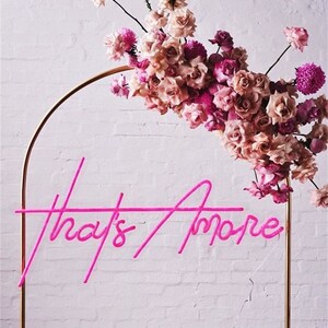 That's Amore Sign,custom Neon Sign for Party | Neon Wall Light | Wall ...
