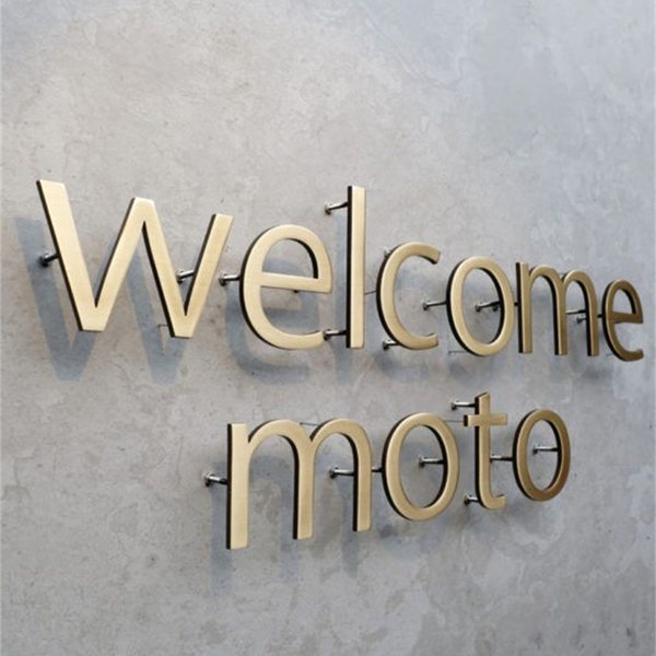 Raised Metal Letters for Sign - Etsy