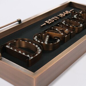 Vintage Bubble Lighted Signs, Backlit Lightbox Signage, LED Sign Board ...