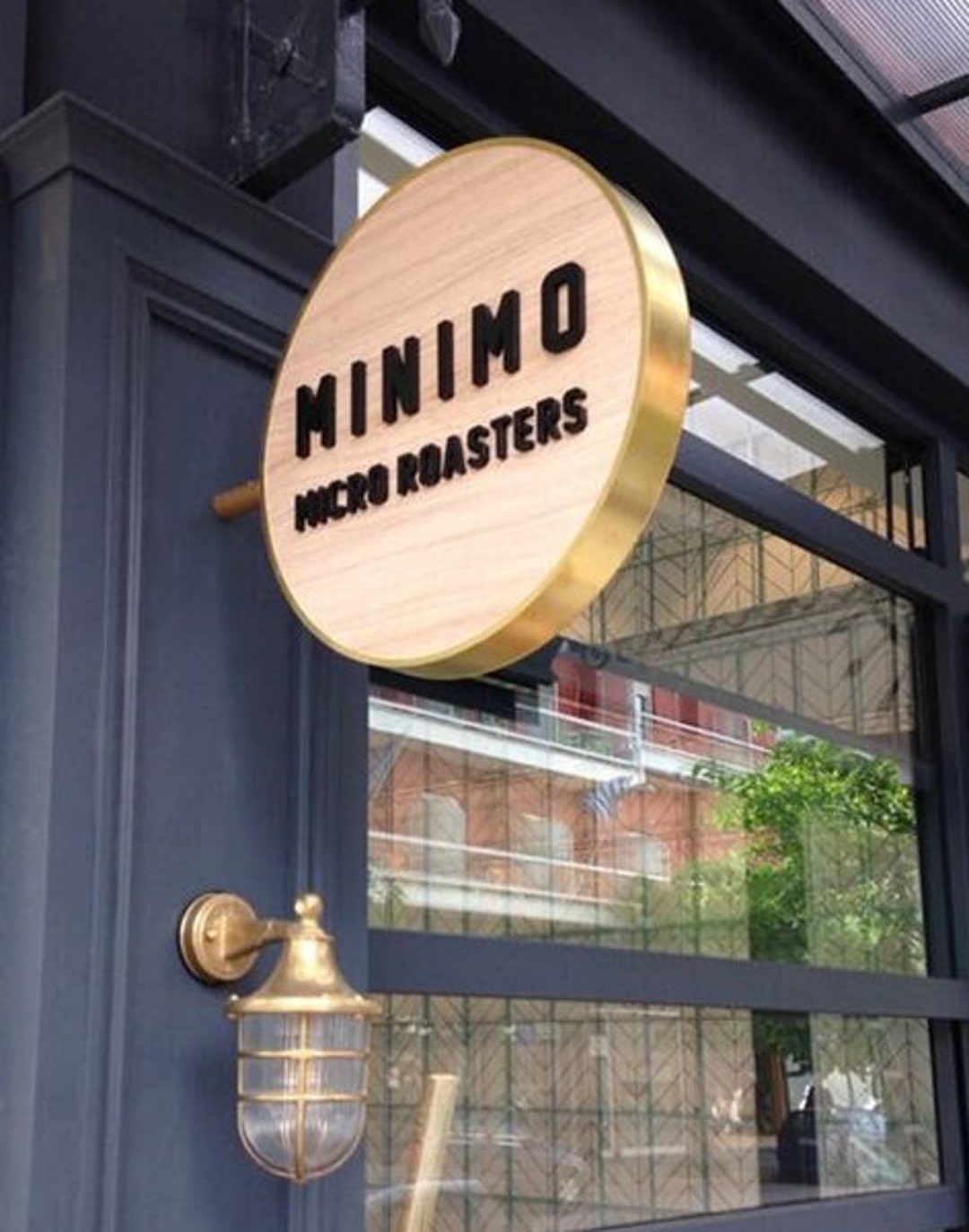 3D Storefront Sign Made of Wood, Aluminum and Stainless Steel - Etsy