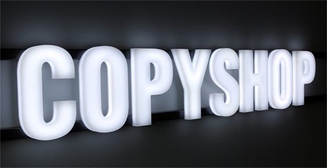 Backlit/front Lit Letters on Track-stainless Steel Backlit Signage ...