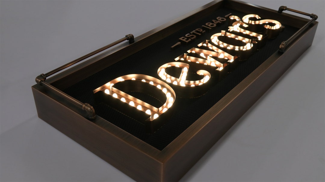Vintage Bubble Lighted Signs, Backlit Lightbox Signage, LED Sign Board ...