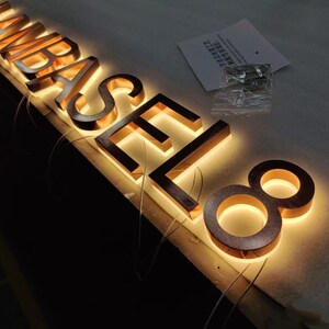 Custom Backlit Sign Sign for Business LED Light Box Backlit - Etsy