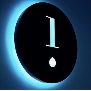 Circle Lighted Sign, 3D Lettering Signage, 3D Letters Shop Signs, 3D ...