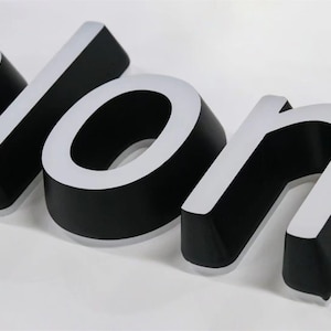 Illuminated Letters Custom 3D Backlit Logo Sign for Outdoor and Indoor ...
