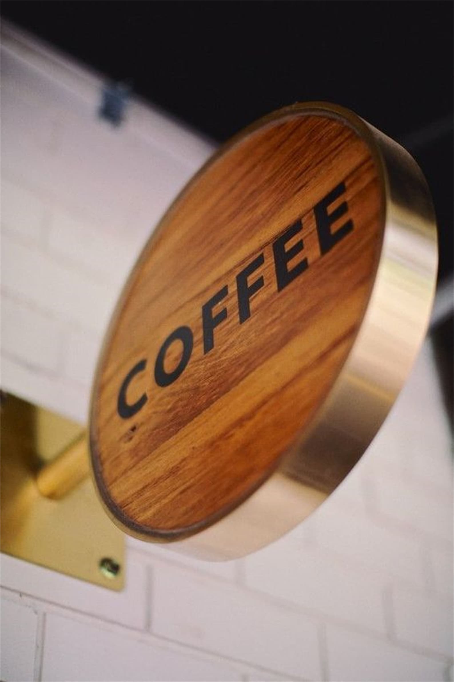 Round Exterior Business Logo Sign - Double Sided Blade Signage - Etsy