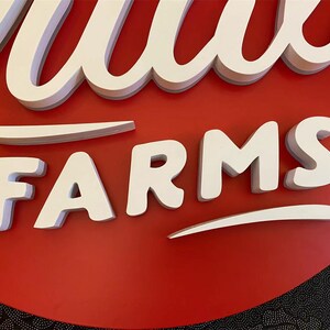 Custom Backlit Round Logo Sign Circular Light Box | Etsy