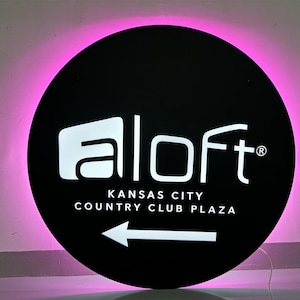 Circle Lighted Sign, 3D Lettering Signage, 3D Letters Shop Signs, 3D ...