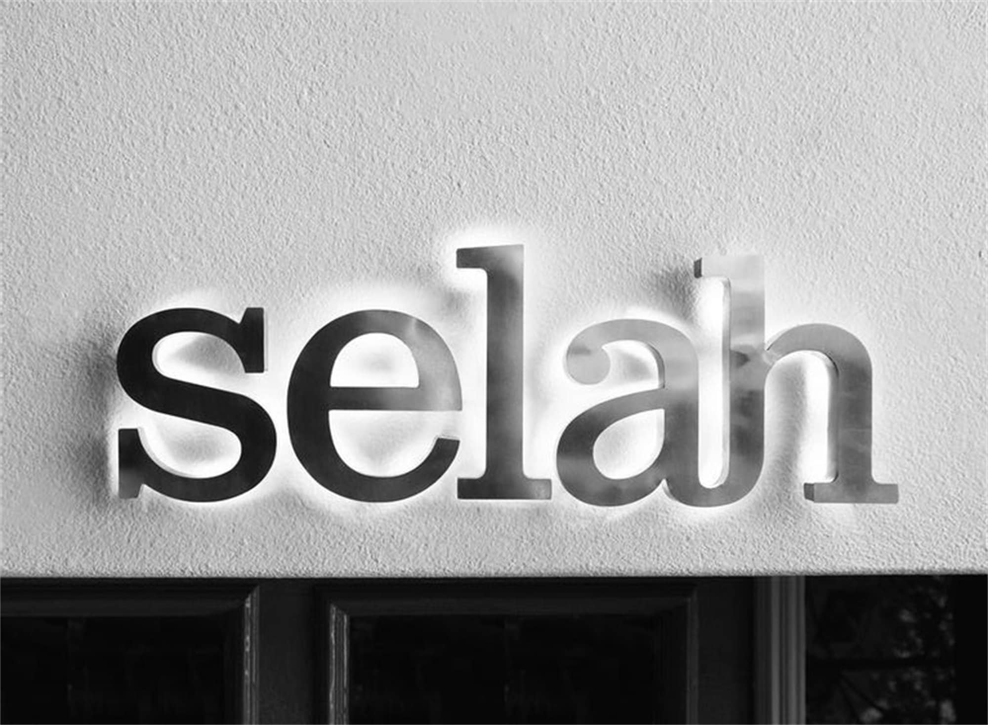 Illuminated Exterior Signage, 3D Wall Logo Office Sign , Metal Letters ...