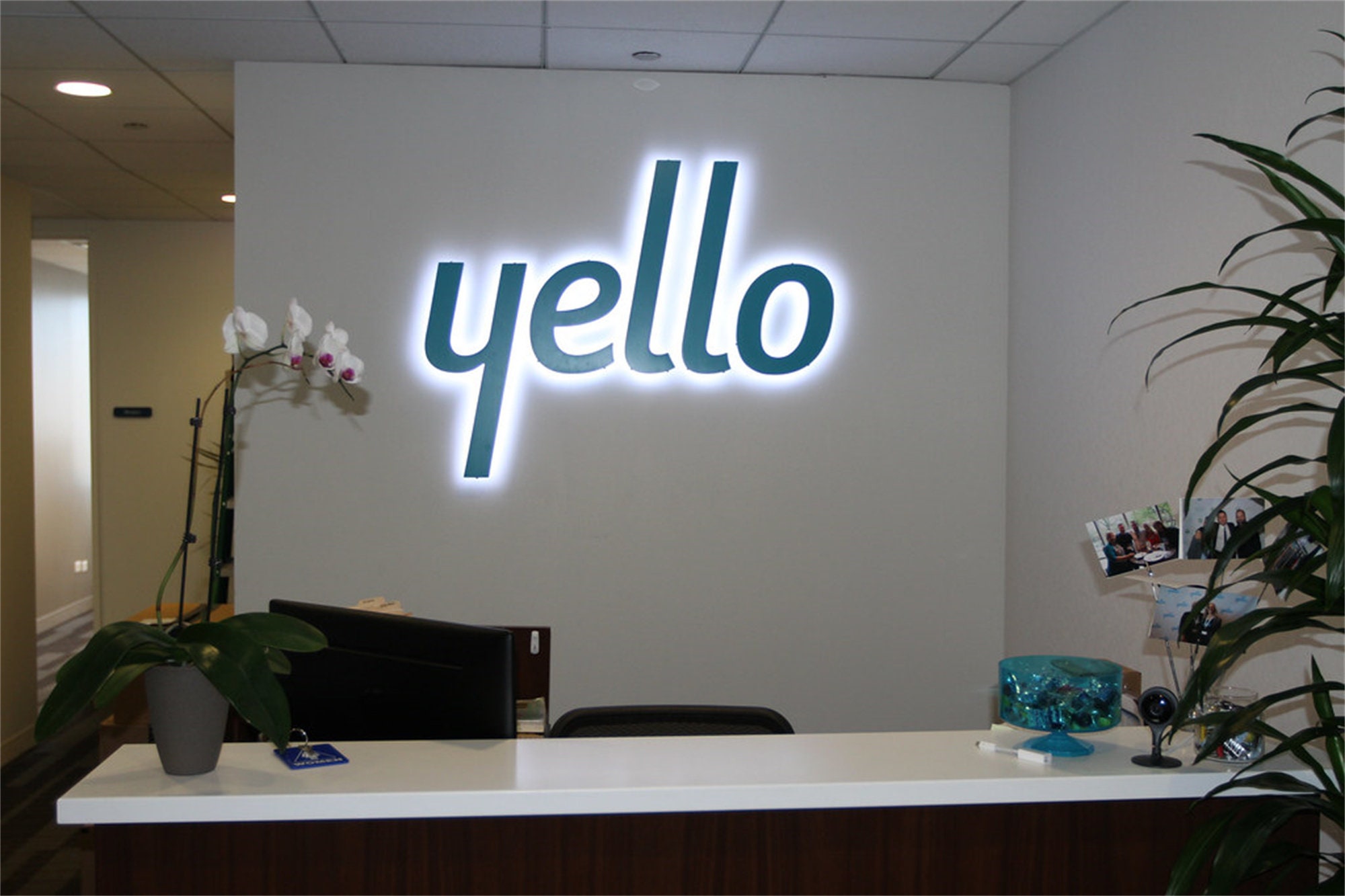 Custom Backlit Metal 3D Business Sign: Office Lobby Signage - Etsy