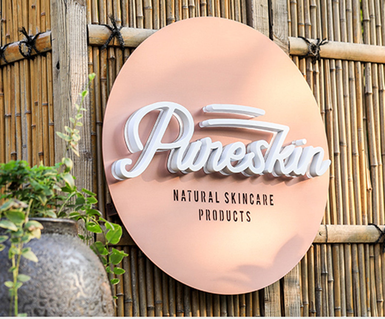 Custom Backlit Shop Name Sign Light Business Logo Backlit - Etsy