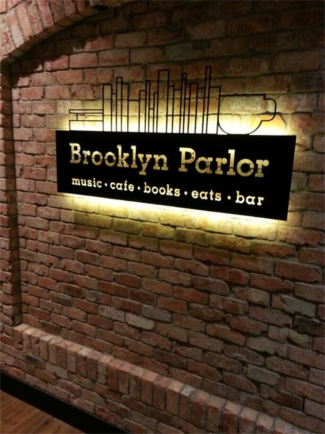 Custom Business Sign - Illuminated Metal Cafe, Bar, Restaurant Signage ...