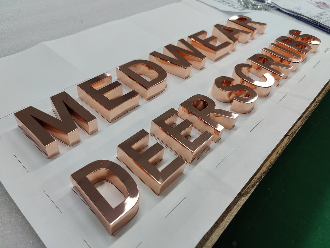 Custom Metal Logo Signageimpact Signs CUSTOM Wall SIGN | Etsy UK