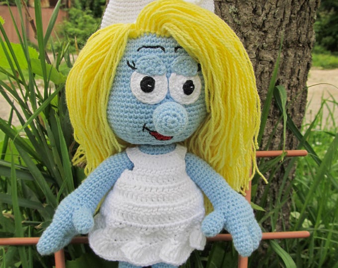 Vintage 1981 Smurfette From the Smurfs Plush Toy Doll, Peyo Smurf - Etsy