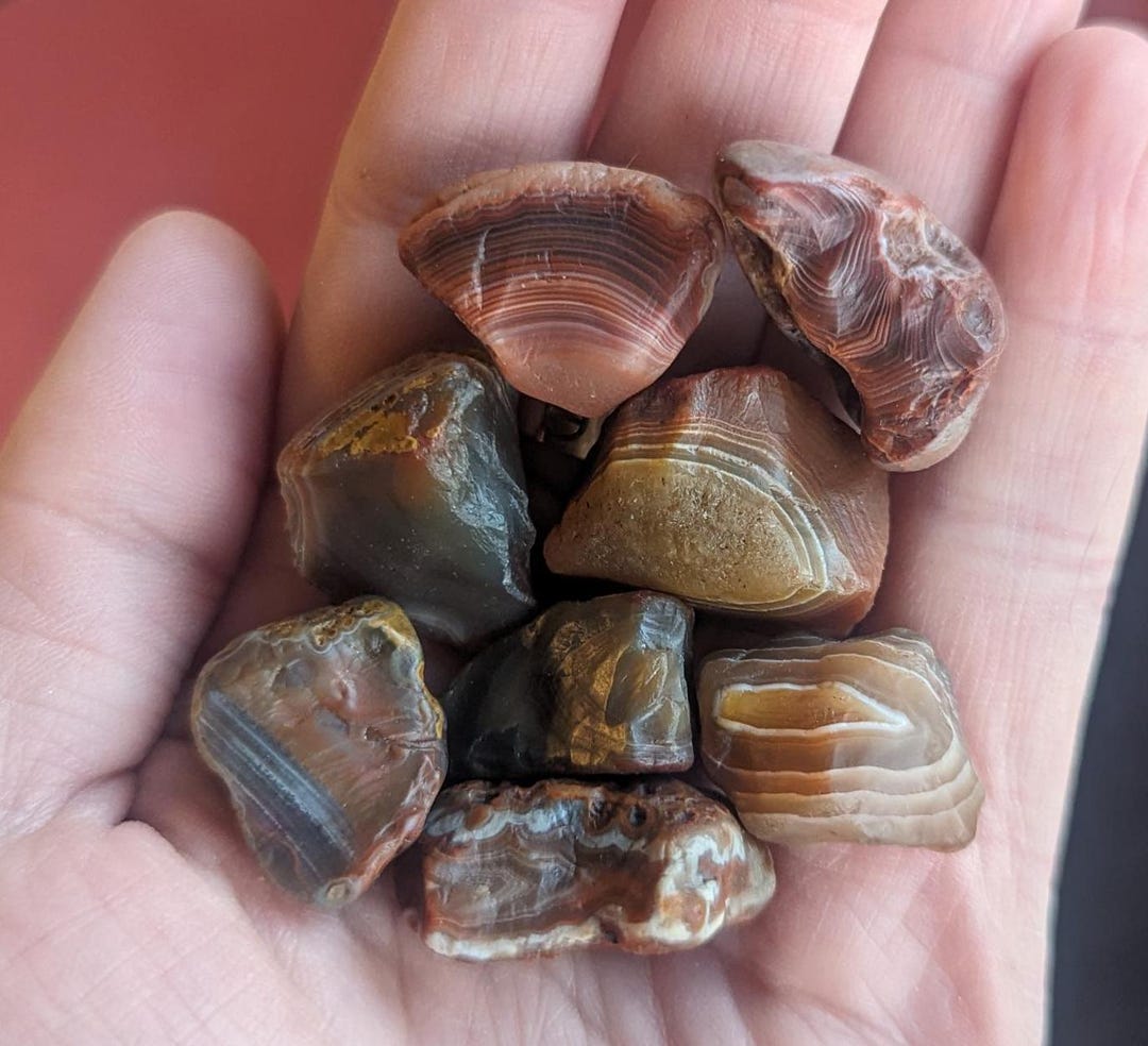 1.7oz Gorgeous Small Banded Unique Lake Superior Agates - Etsy