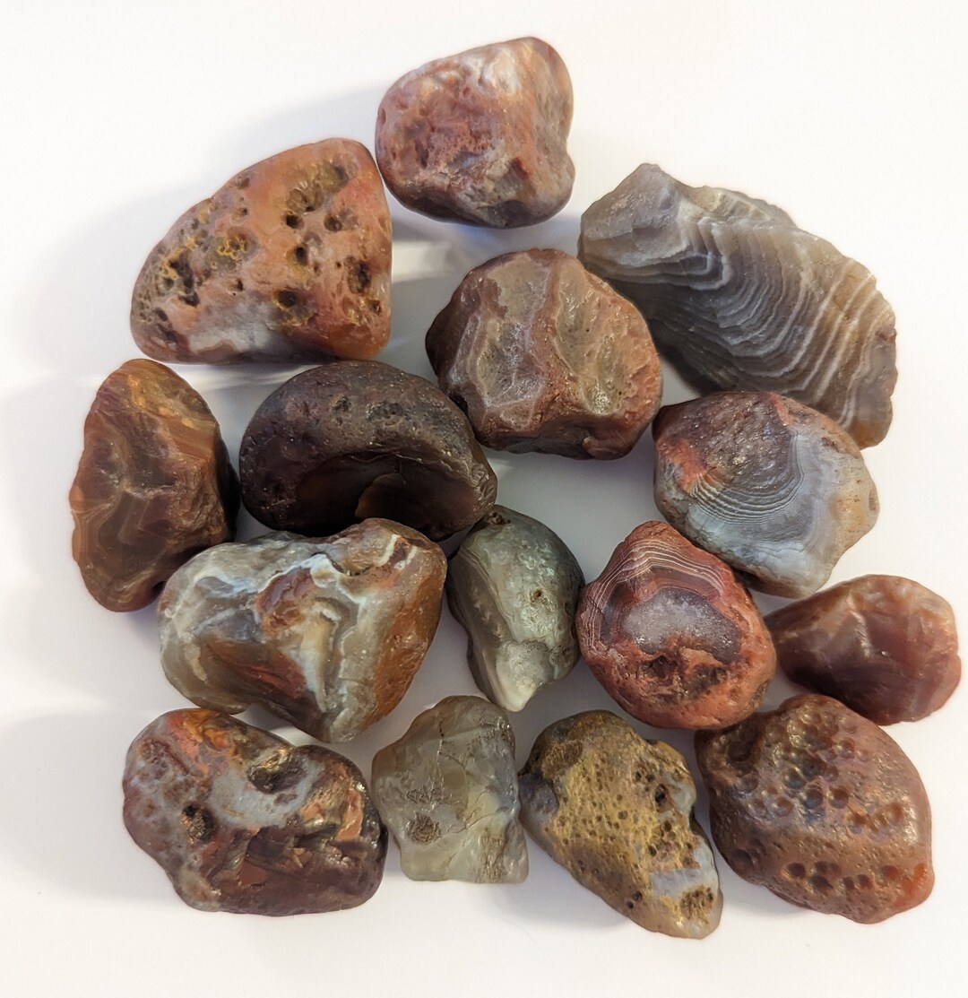 1lb Assorted Lake Superior Agates Tumbling Display - Etsy