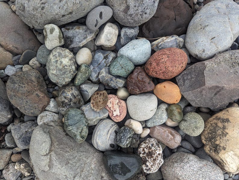 10lbs Assorted Bulk PNW River Rocks - Gardening, Landscaping, Decor - Etsy