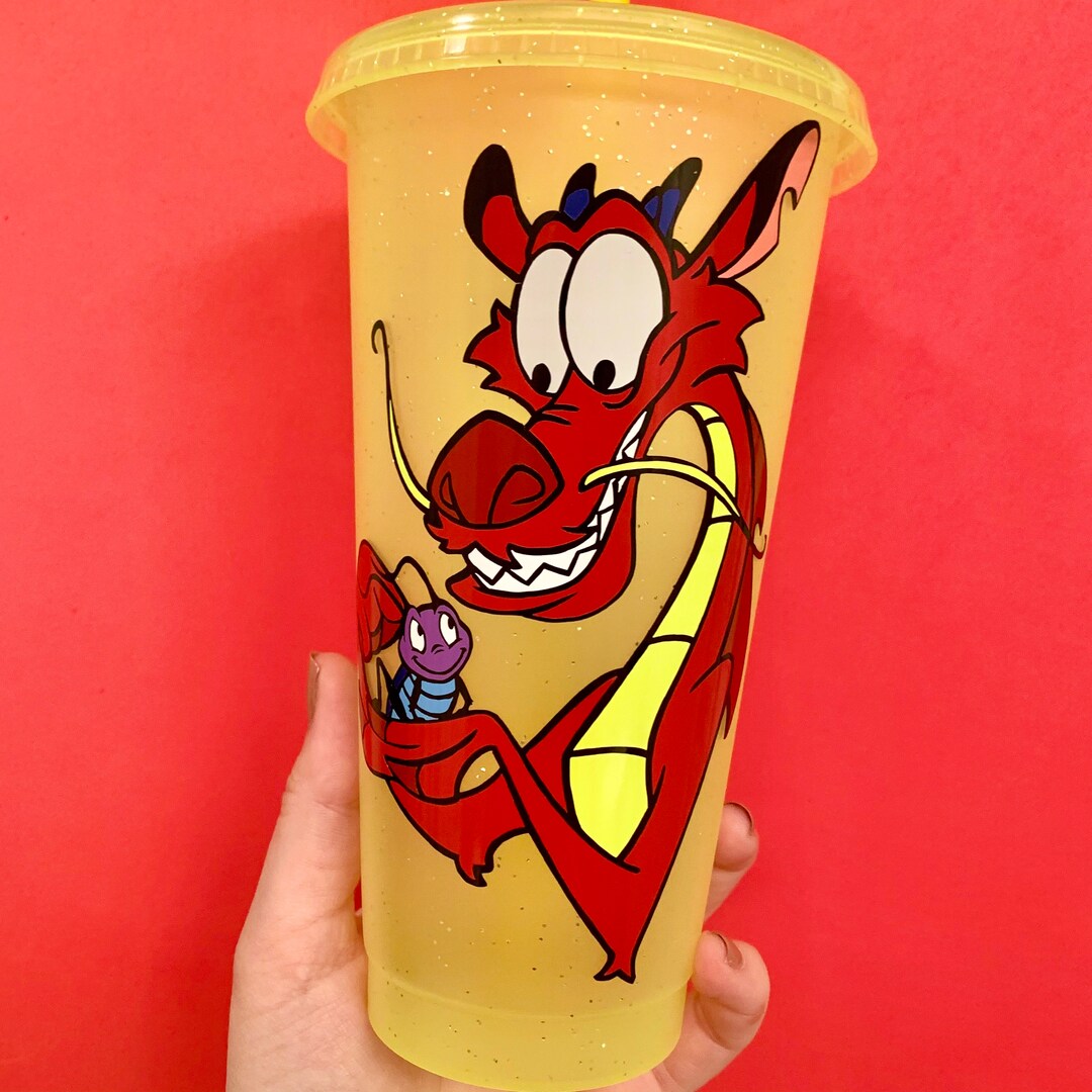 Mushu Cup, Mulan, Tumbler, Starbucks Cup, Princess Cup, Sidekick - Etsy.de