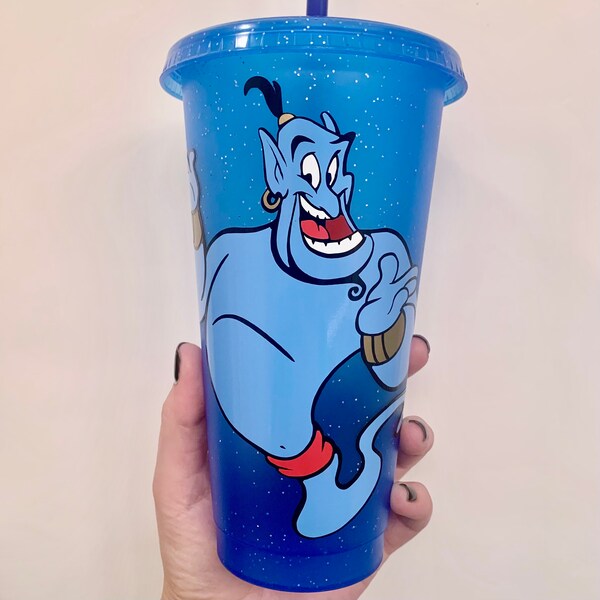 Aladdin Genie Glass - Etsy