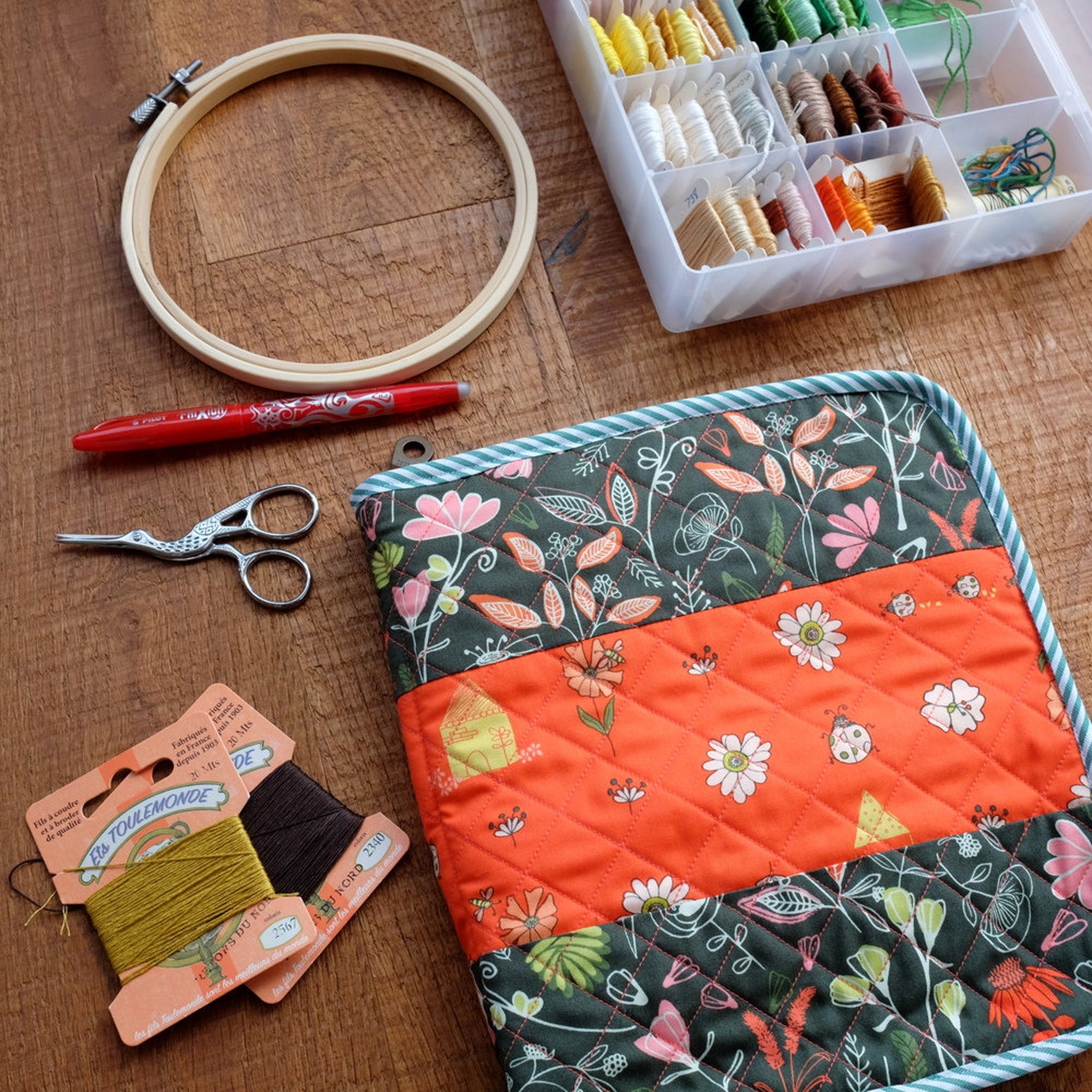 Embroidery Pouch Sewing Pattern Case to Hold All Your | Etsy