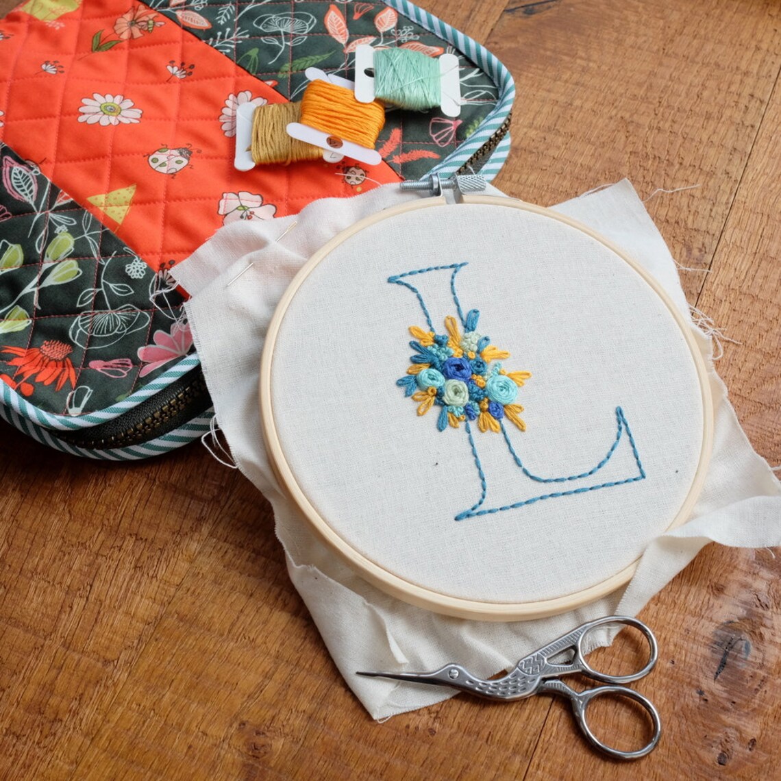 Embroidery Pouch Sewing Pattern Case to Hold All Your | Etsy