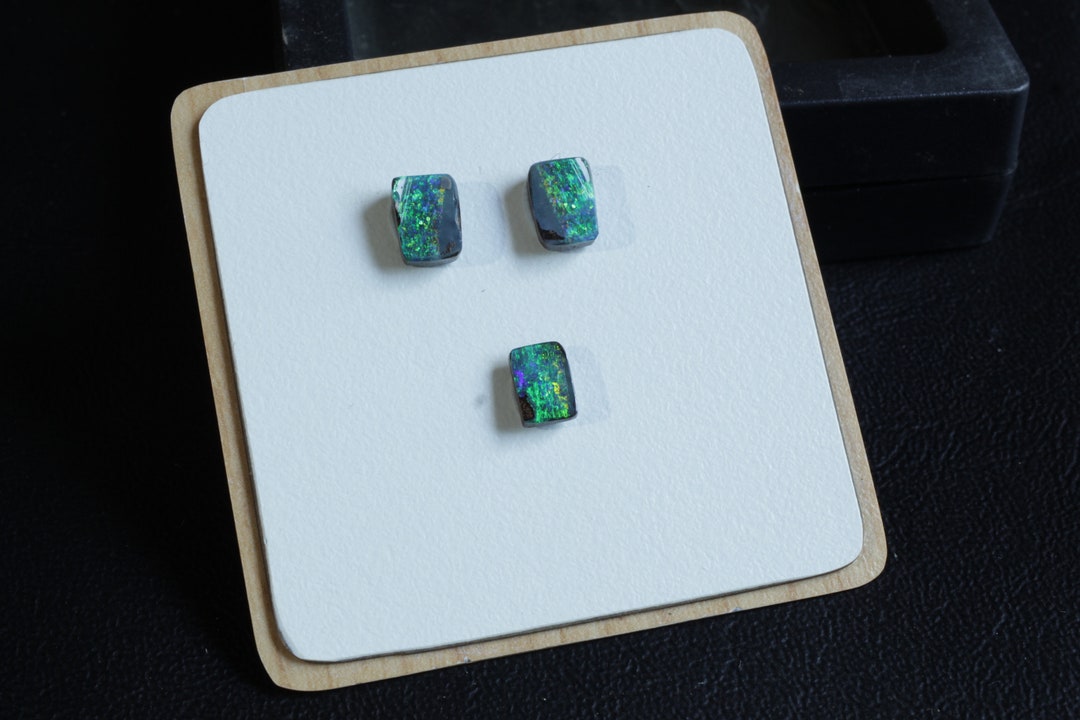 Solid Boulder Opal Set Good Quality Gem Grade Opal Free Form Cut by ...