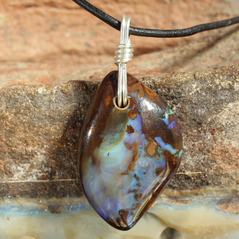 Boulder Opal Jewelry - Etsy