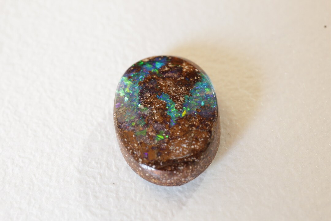 Unset Solid Boulder Opal for Jewelry Make Sparkly Green Color Free ...