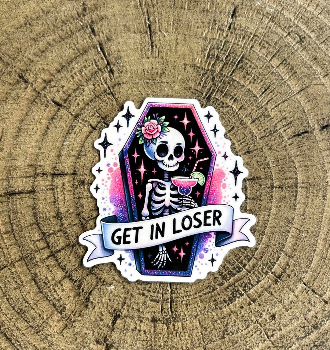 Get in Loser Vinyl Sticker - Etsy