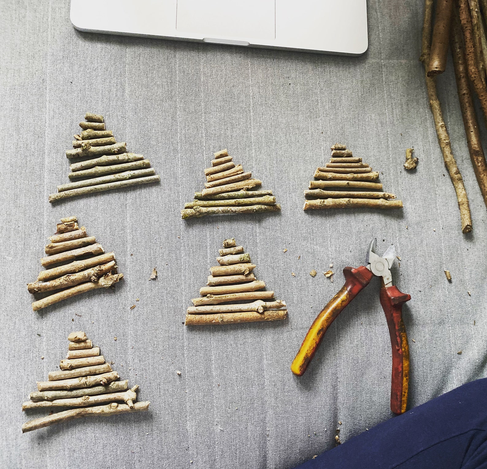 MADE TO ORDER - Christmas Mini Trees Set - Tree Ornaments - Mini Decor ...