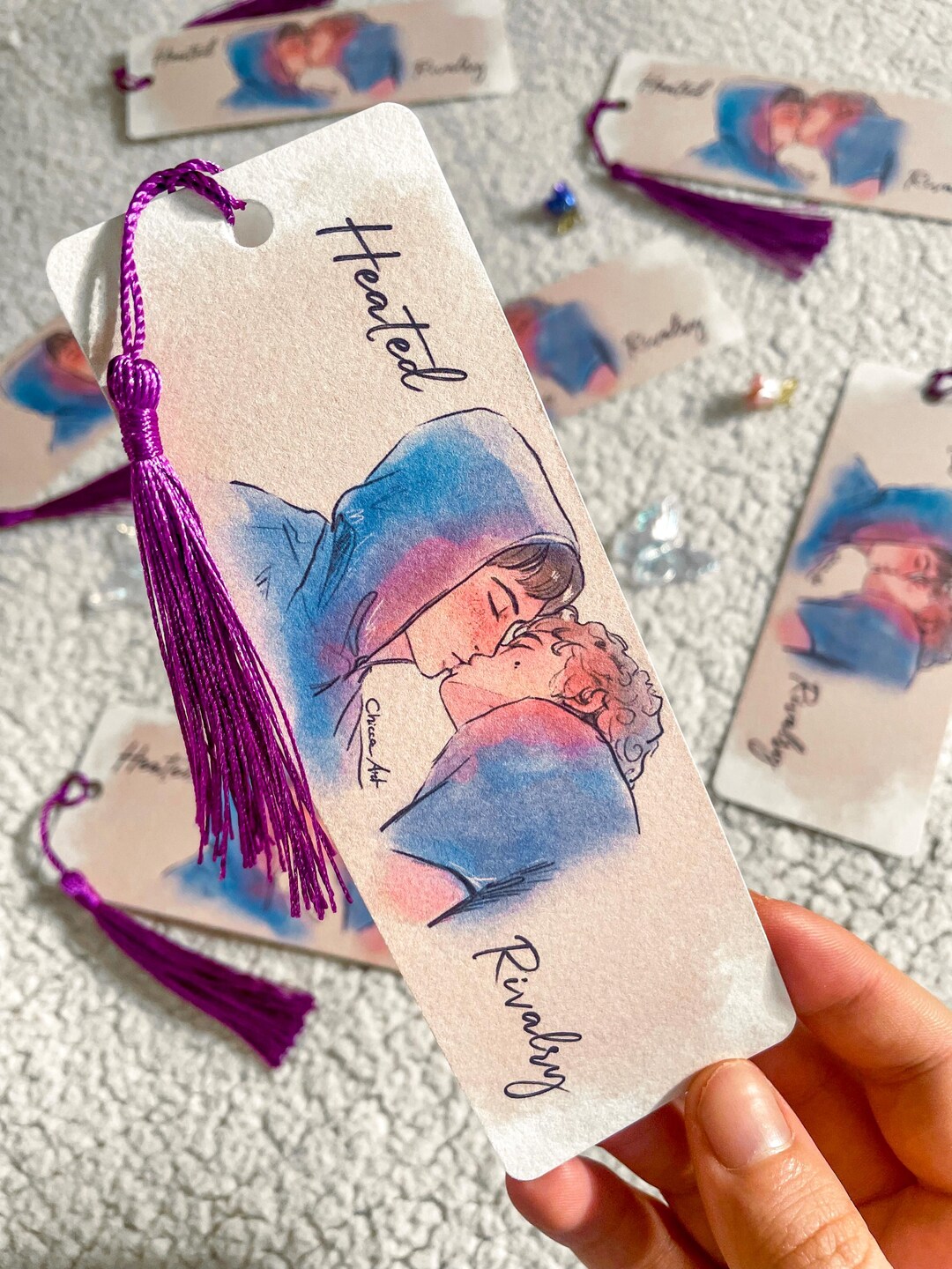 Heated Hockey Rivalry Ilya and Shane Bookmark - Etsy