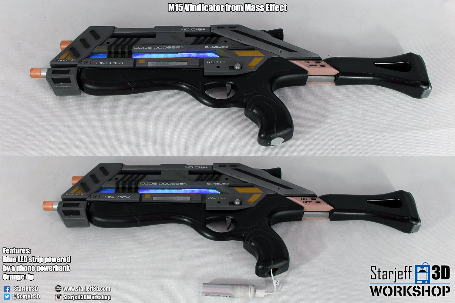 M15 Vindicator Prop From Mass Effect fan-art - Etsy UK