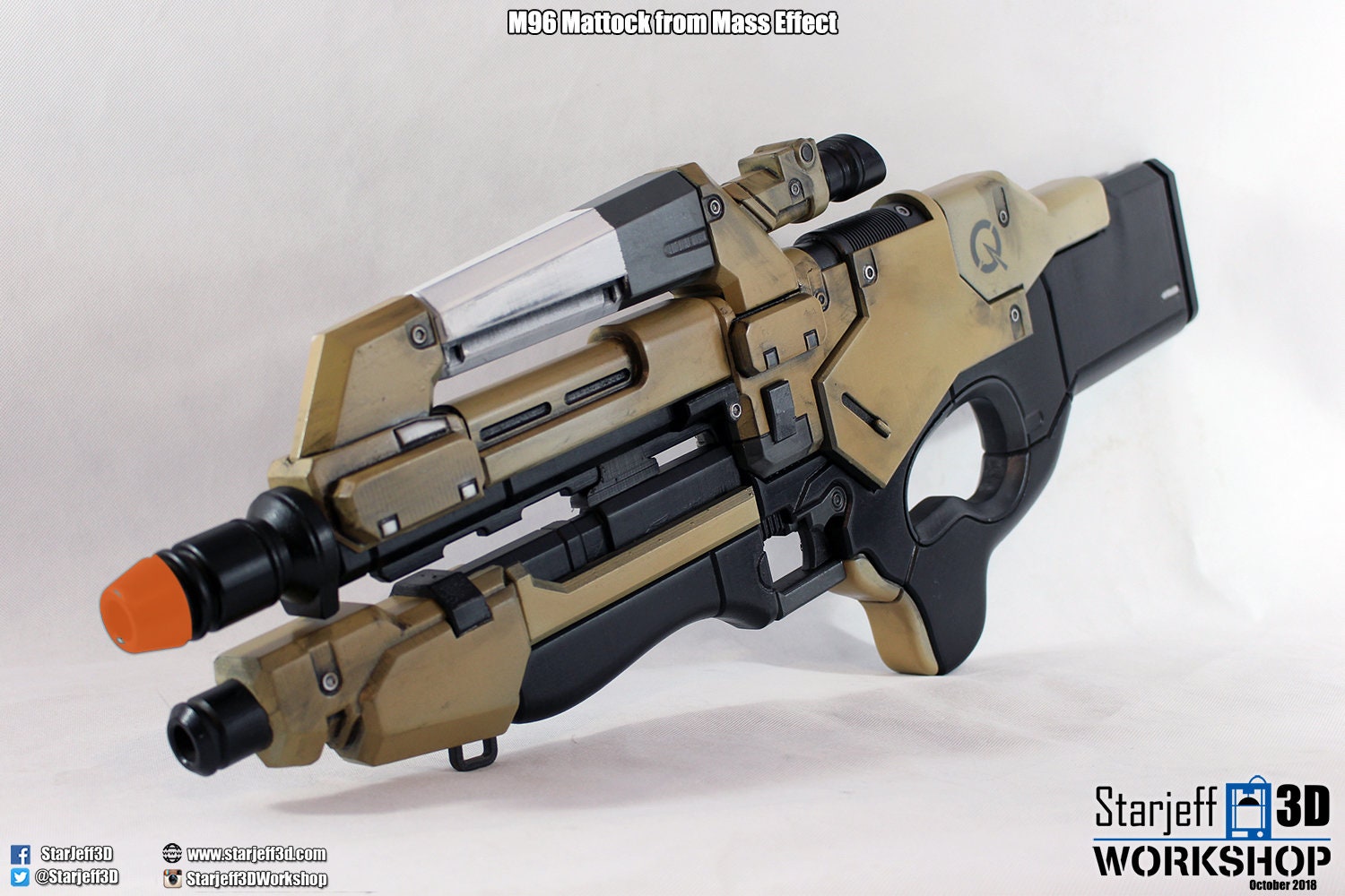 M96 Mattock Prop From Mass Effect fan-art - Etsy UK