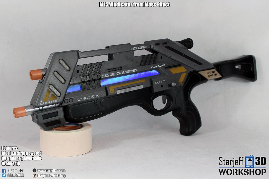 M15 Vindicator Prop From Mass Effect, Fan-art, Cosplay Toy - Etsy Australia